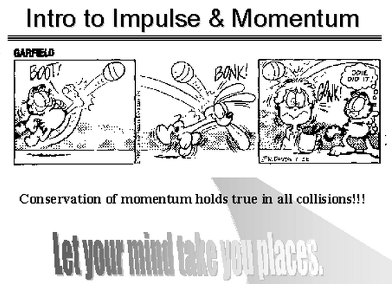 Momentum And Impulse Cartoon
